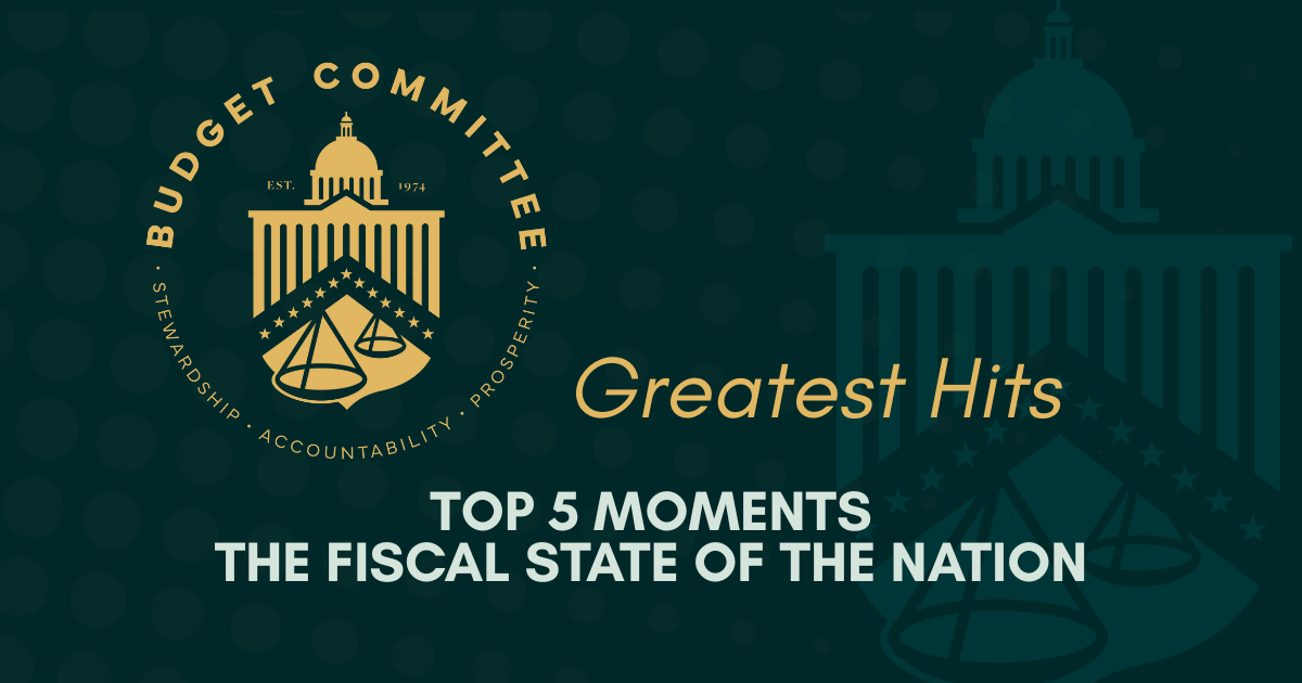 Top Five Moments: Budget Committee Hearing on the Fiscal State of the ...